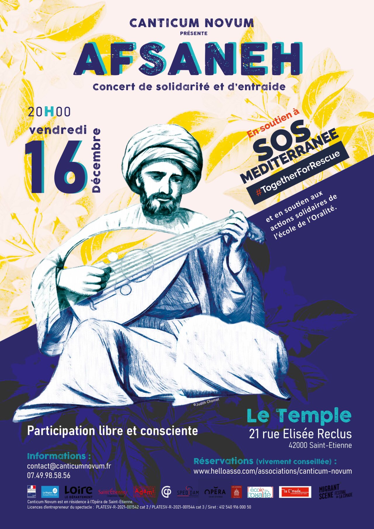 Afsaneh - Concert de solidarité et d'entraide au profit de SOS ...