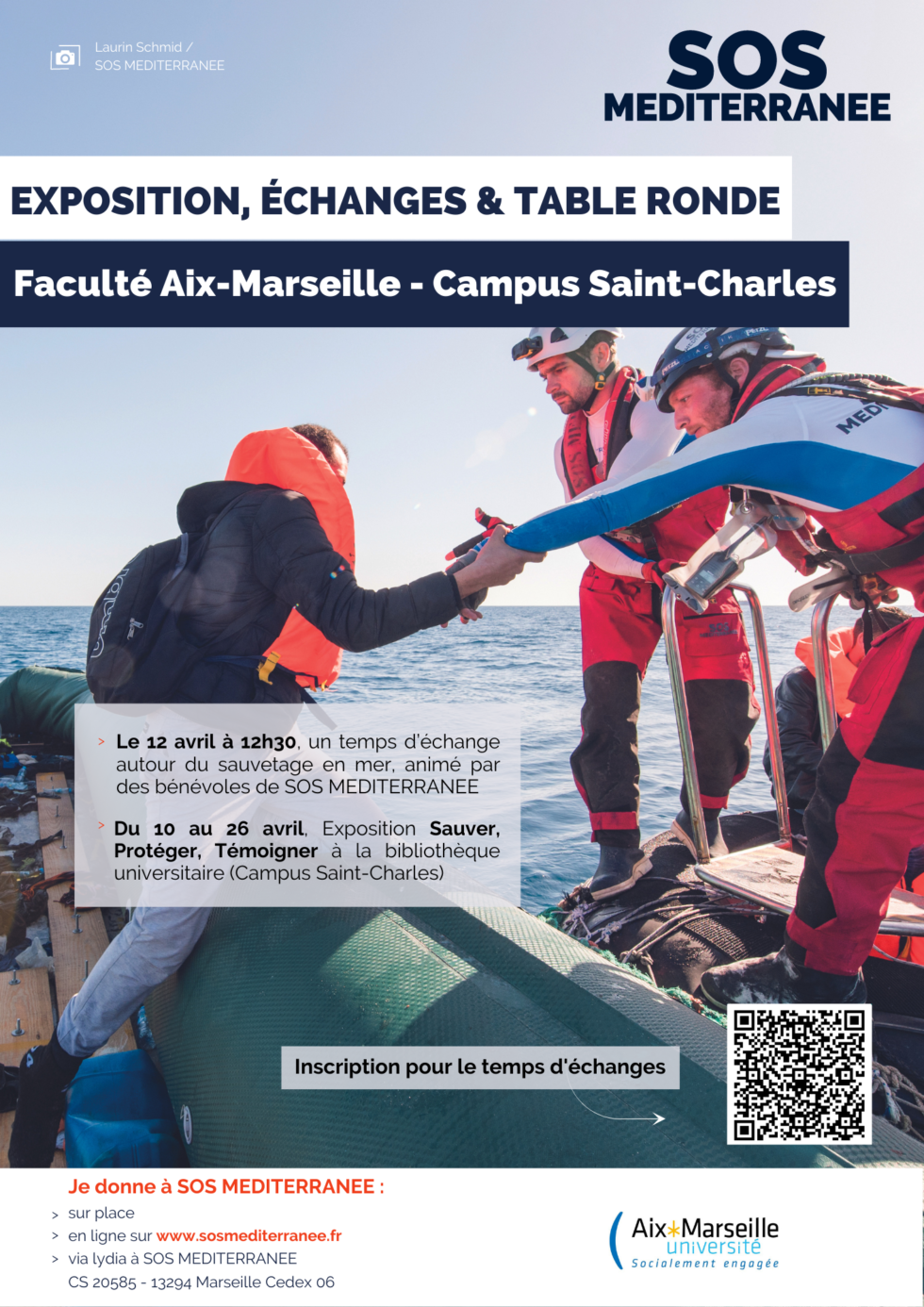 SOS MEDITERRANEE invitée à la faculté d'Aix Marseille - SOS MEDITERRANEE
