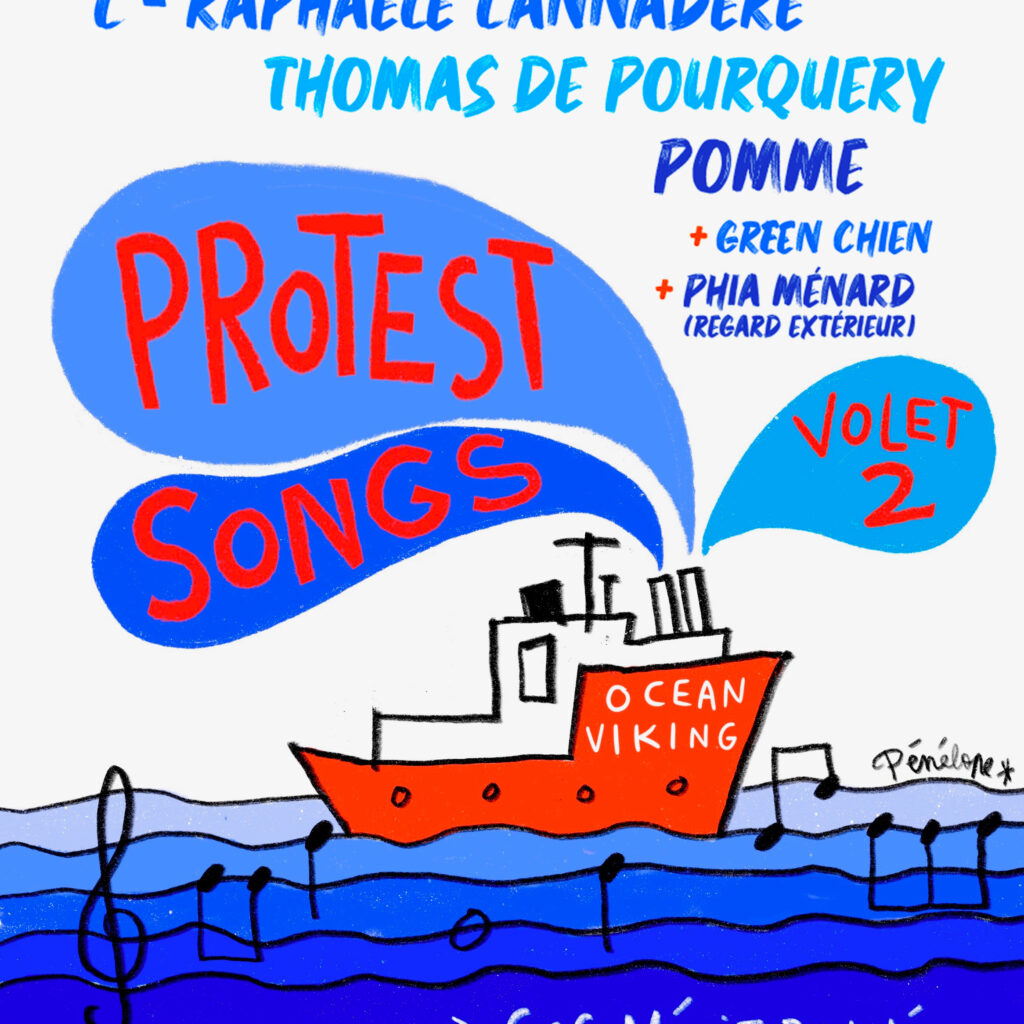 Concert de soutien Protest Songs à la Passerelle - SOS MEDITERRANEE